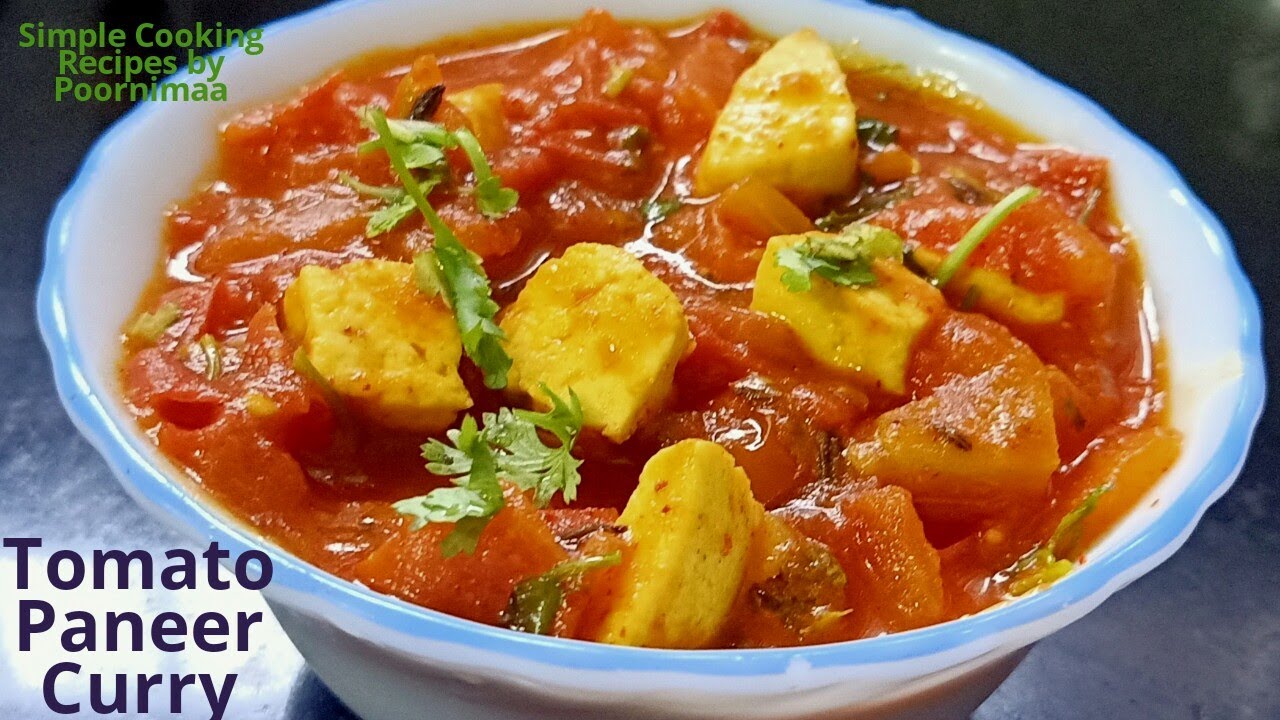Paneer Tomato Masala | Paneer Tomato Gravy | No Onion No Garlic side ...