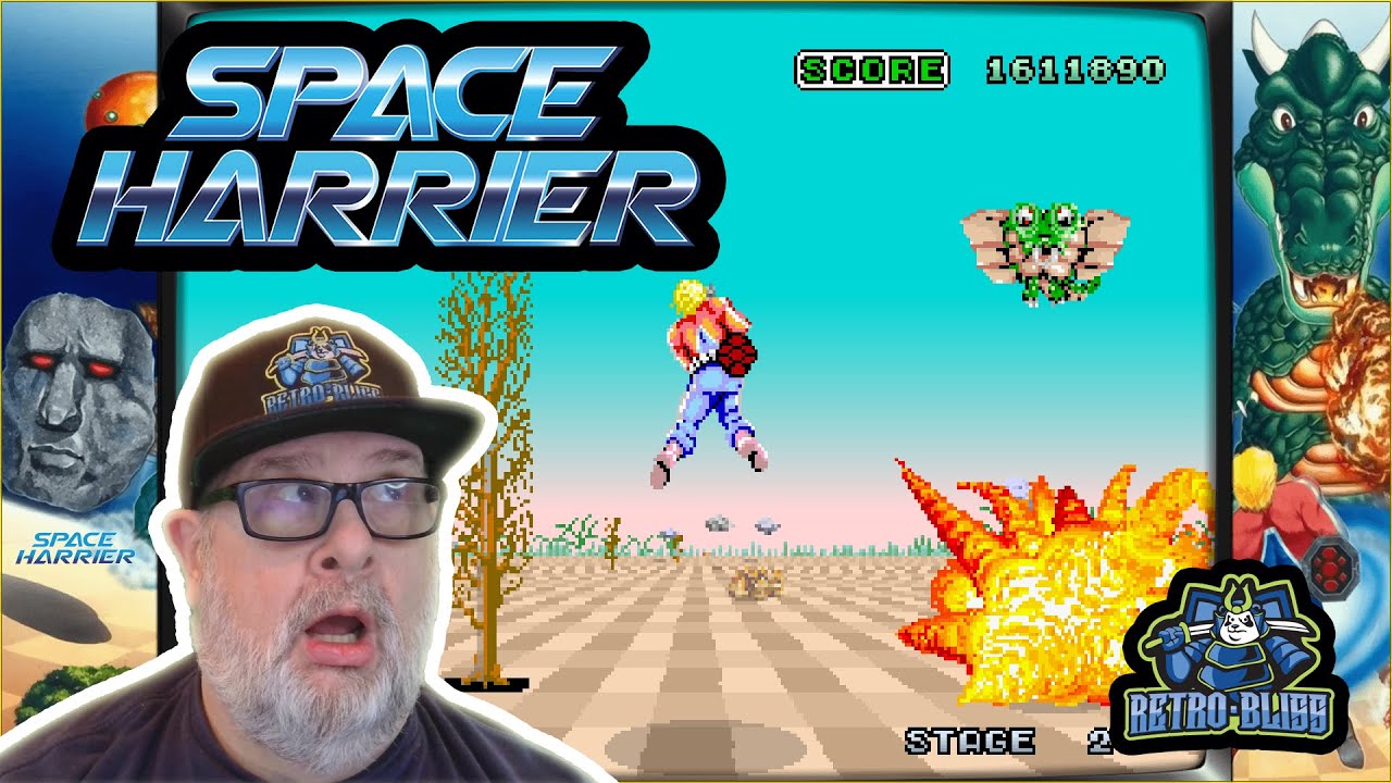 SPACE HARRIER Arcade Game! Retro Bliss Live! - YouTube
