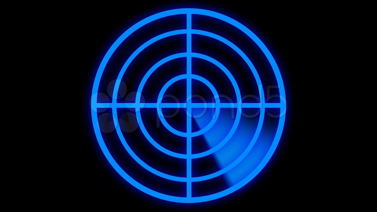 Empty Radar Sweep Loop 1257. Stock Footage - YouTube