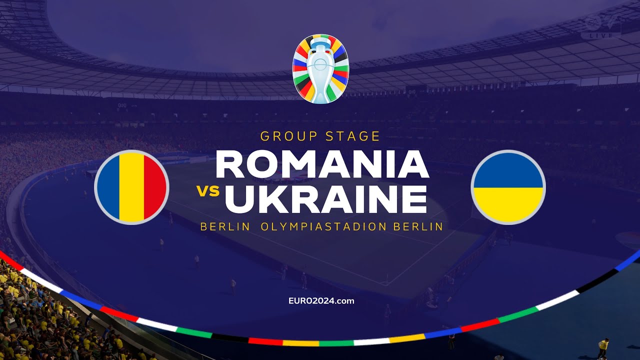 Romania vs Ukraine - UEFA EURO 2024 | Group E - 2024 Full Match 4K - FC ...