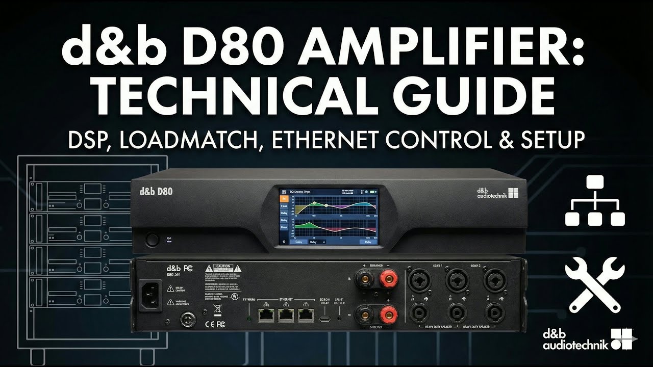 d&b D80: Guía Técnica Completa | Configuración, DSP y LoadMatch - YouTube