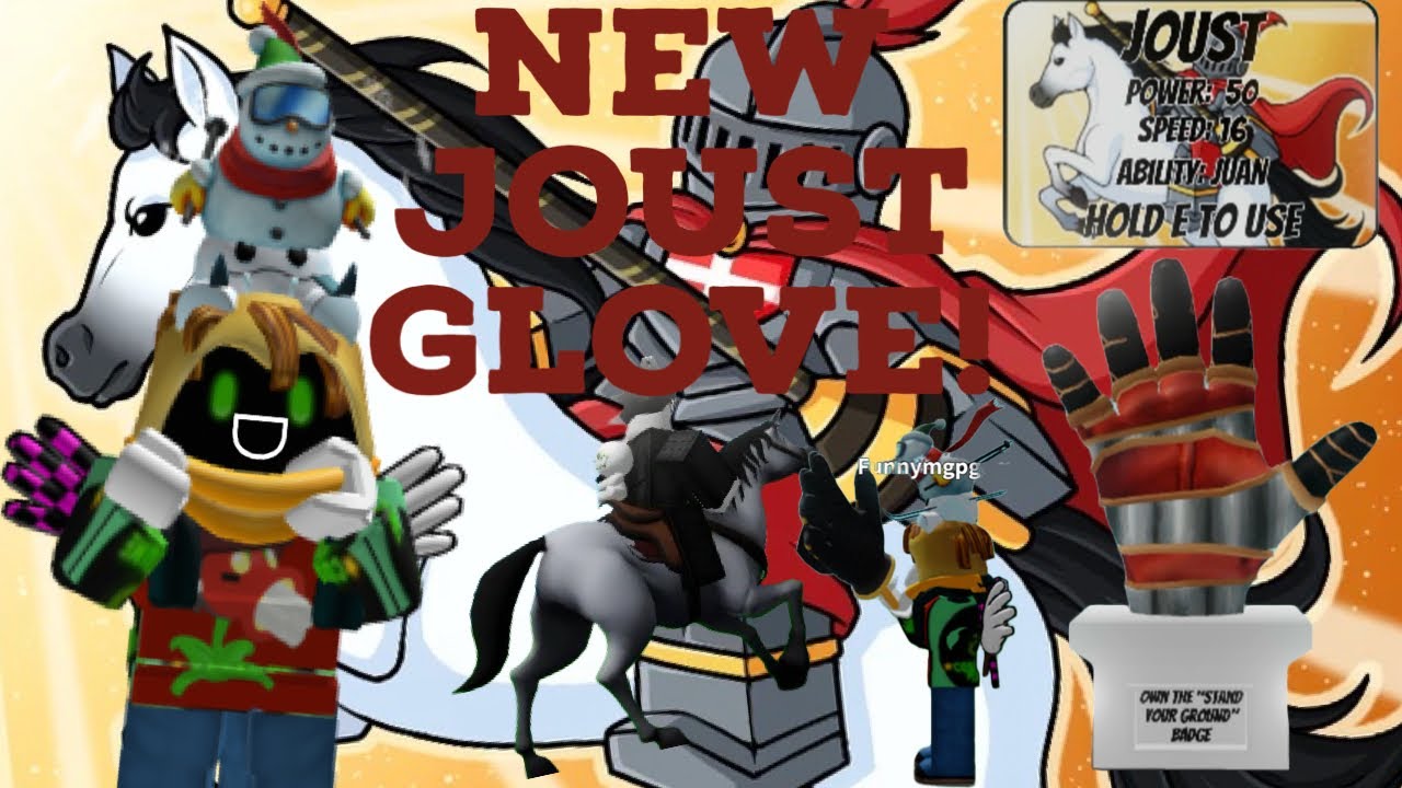 Slap battles new joust glove + new Roblox mascot + chat fight! (Slap ...