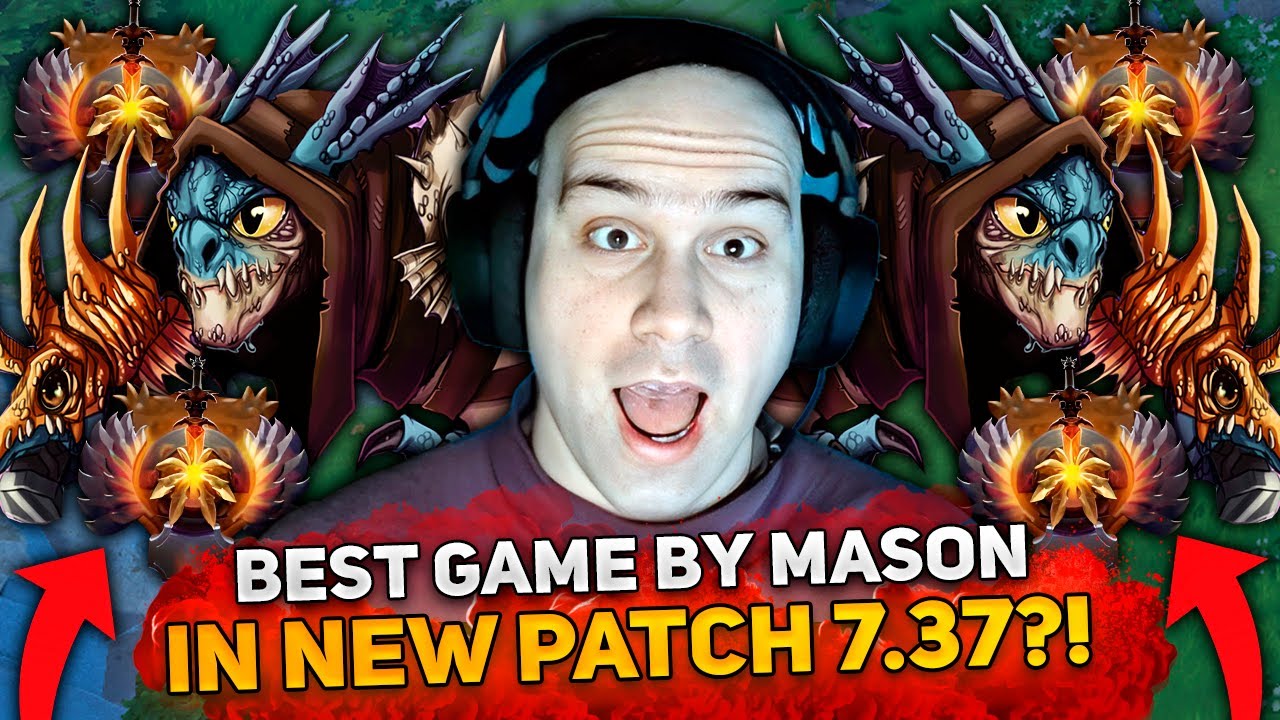 BEST GAME by MASON on SLARK CARRY in NEW PATCH 7.37?! - YouTube