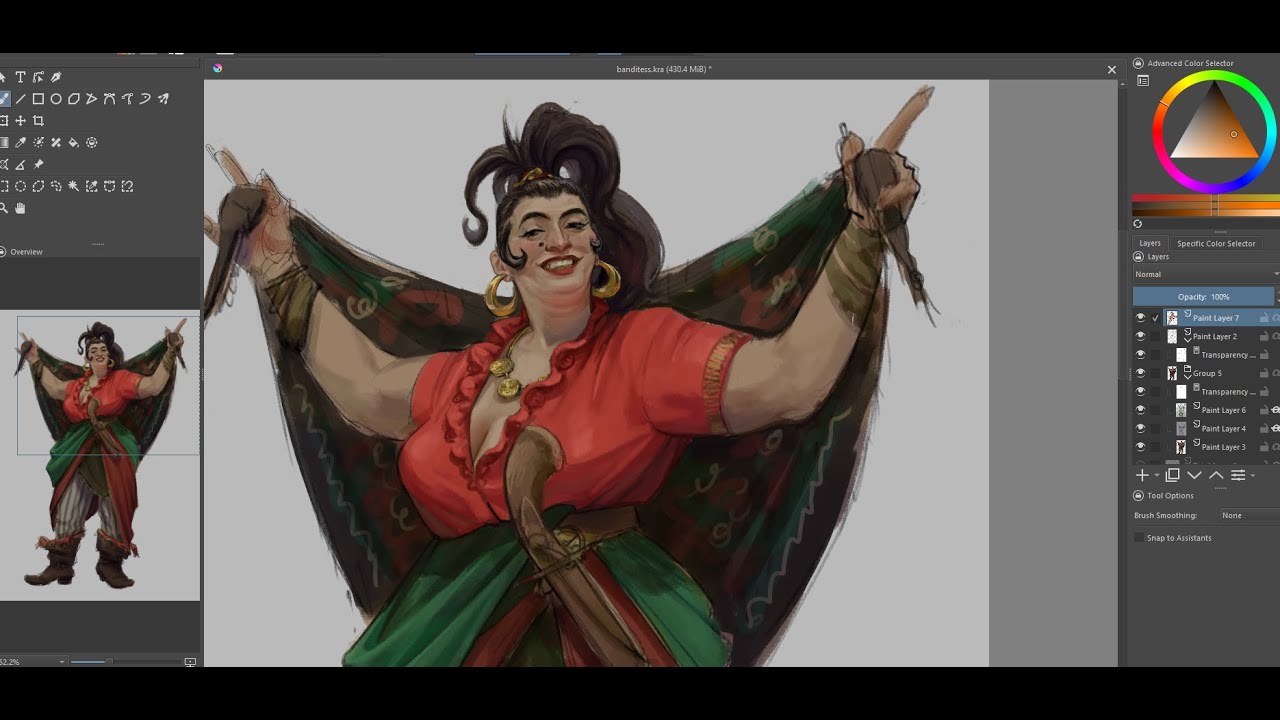 Painting Timelapse | Fanart - Atamansha - YouTube