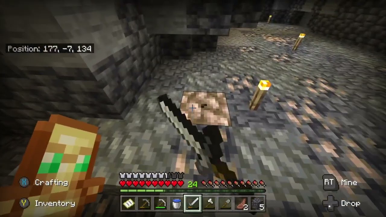 Unearthing an Iron ore Vein | Minecraft - YouTube