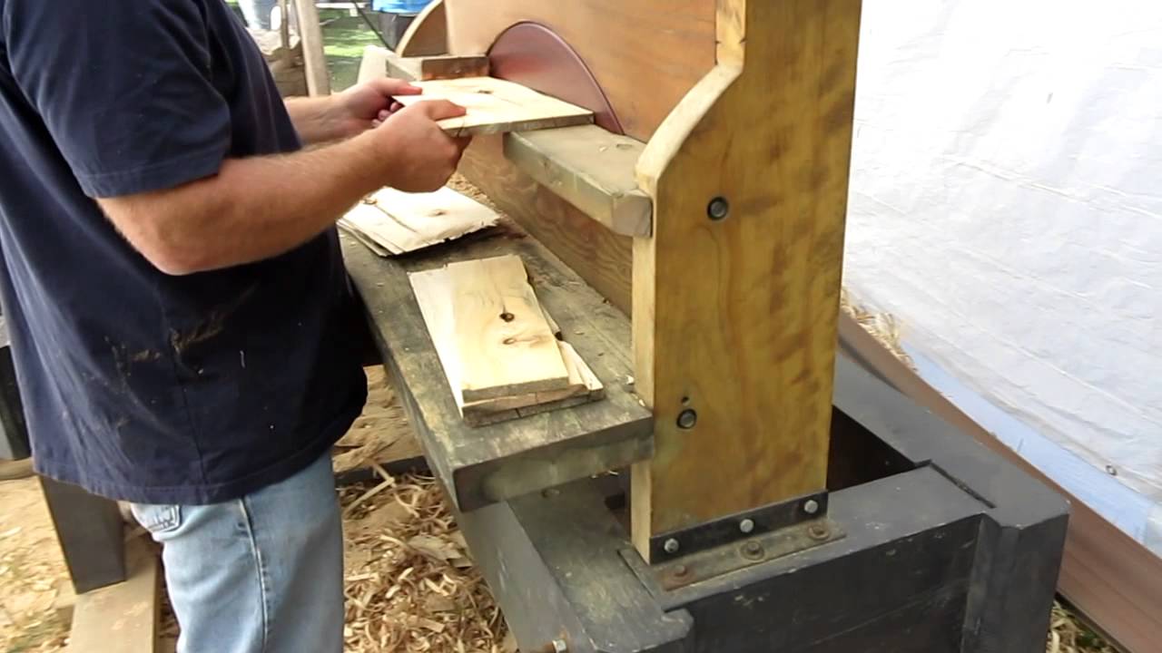 Shingle Mill Demonstration 2012 - YouTube