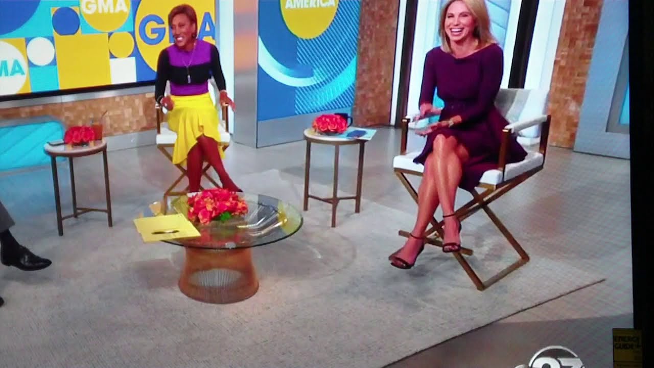 Legs of Good Morning America Amy Robach Mini Leg Lift In Hot Mini Skirt ...