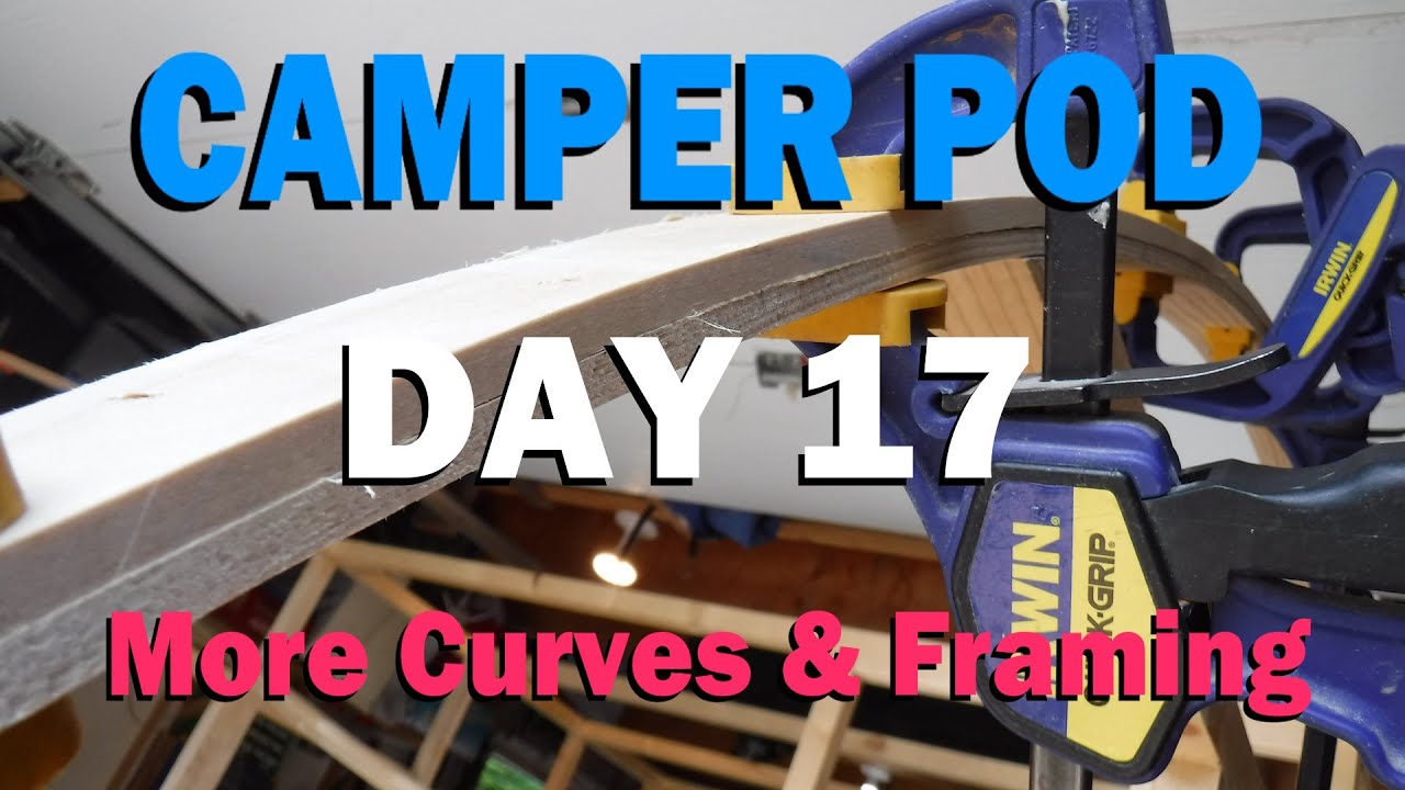 Building a Full Height Teardrop Camper Pod with Bathroom - DAY 17 ...