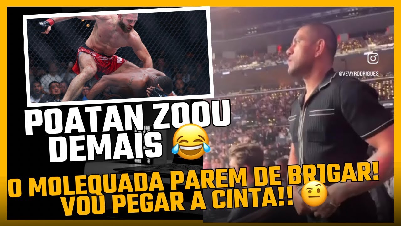 ALEX POATAN DA BRONCA NOS FILHOS JIRI PROCHAZKA E JAMAHAL HILL - UFC ...