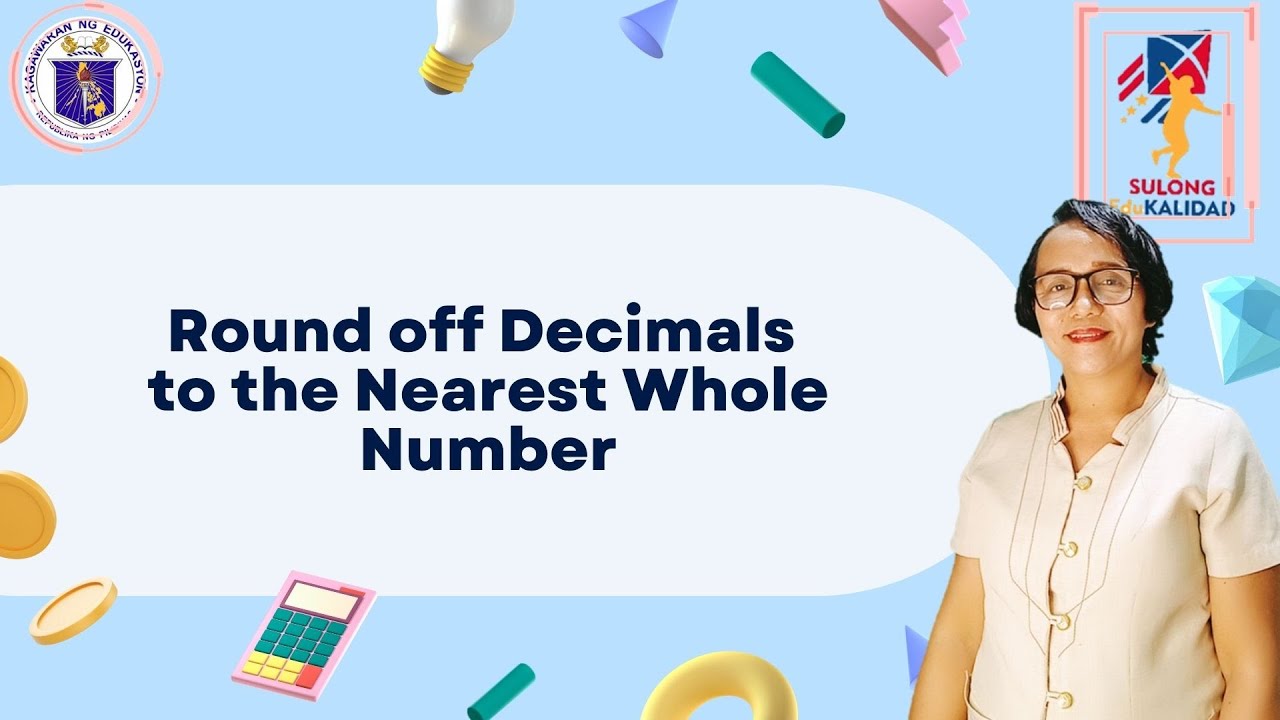 Round Off Decimals to the Nearest Whole Number - YouTube