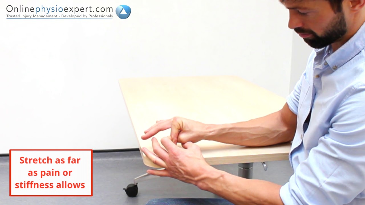 Finger MCP joint flexion mobility R - YouTube