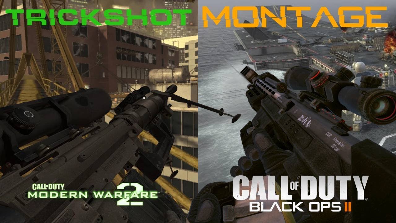 TRICKSHOT MONTAGE | MW2 & BO2 - feat.Logic - YouTube