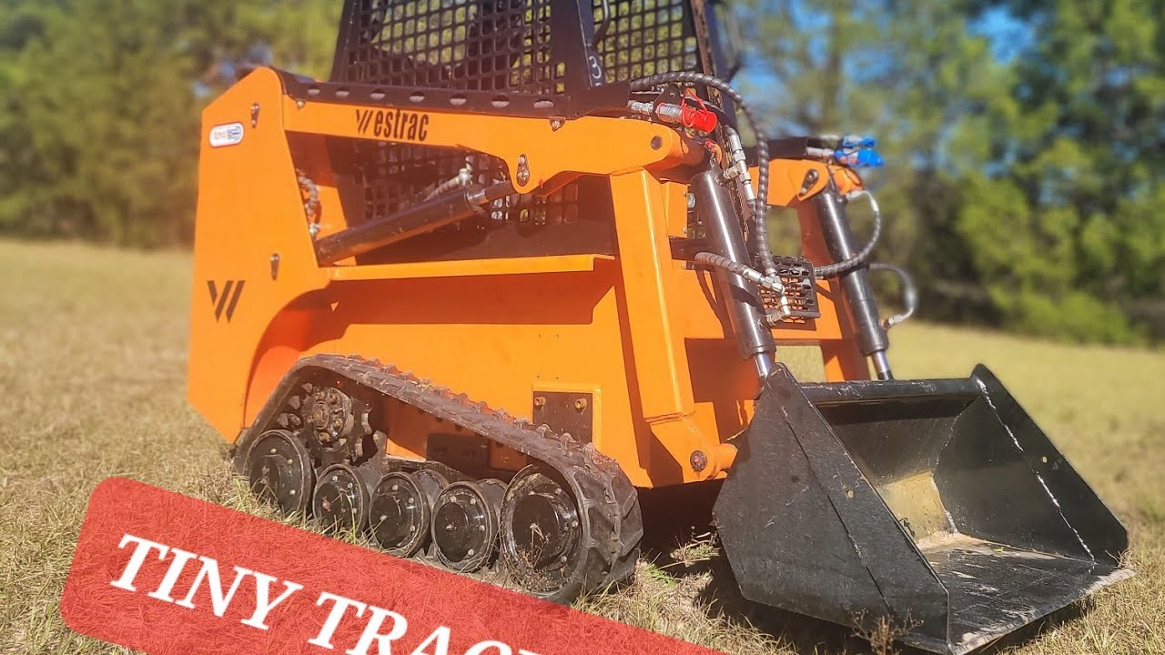 WHATS INSIDE this mini Track loader ? skid steer Westrac? - YouTube