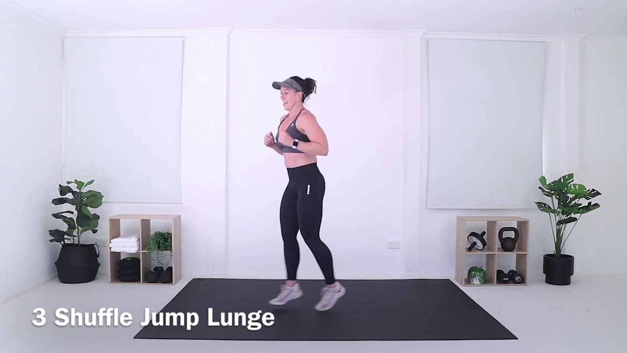 3 Shuffle Jump Lunge - YouTube
