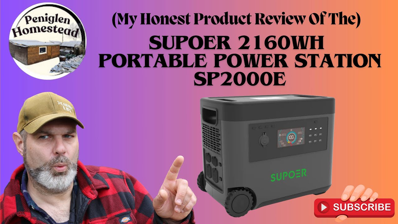 SUPOER 2160Wh PORTABLE POWER STATION SP2000E (My Honest Review) - YouTube
