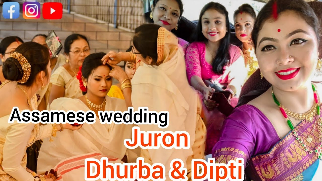 Vlog #14/Assamese Wedding Juron 2020// Dhurba & Dipti //Assamese buari ...