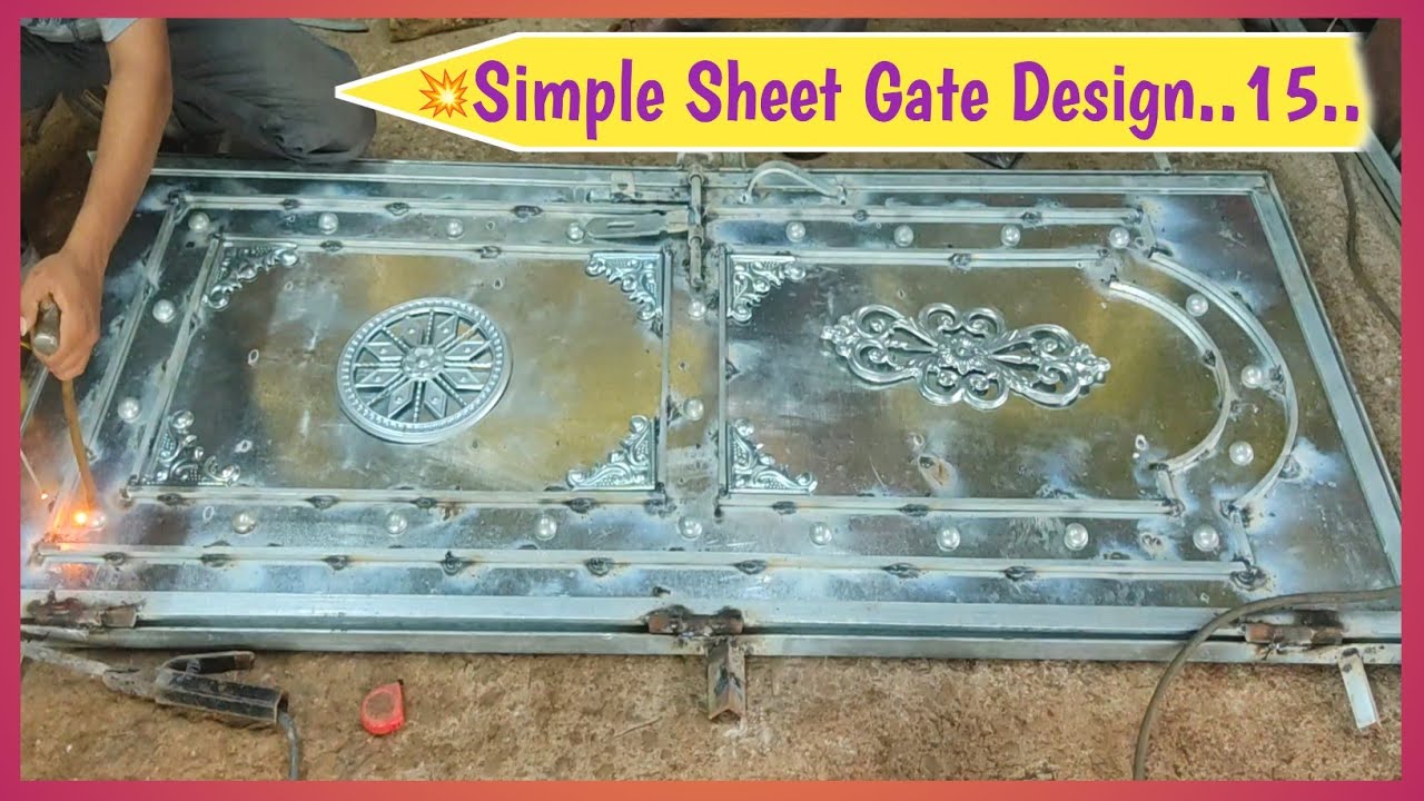 💥Simple Sheet Gate Design🛠 Letest Front Gate Making...Main Gate Design ...