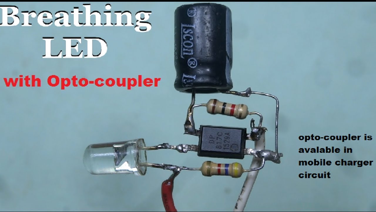 Breathing LED with Opto Coupler - YouTube