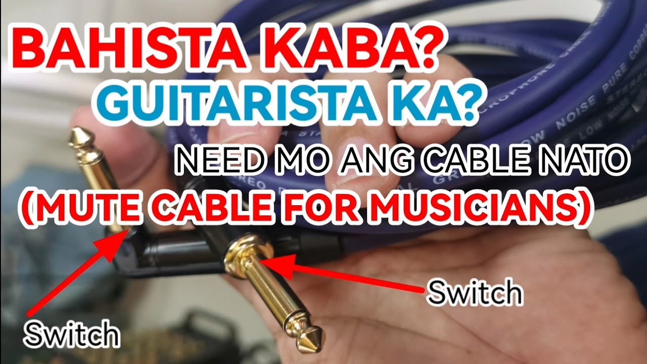 BAHISTA KABA? GUITARISTA KA? NEED MO ANG CABLE NATO(MUTE CABLE FOR ...