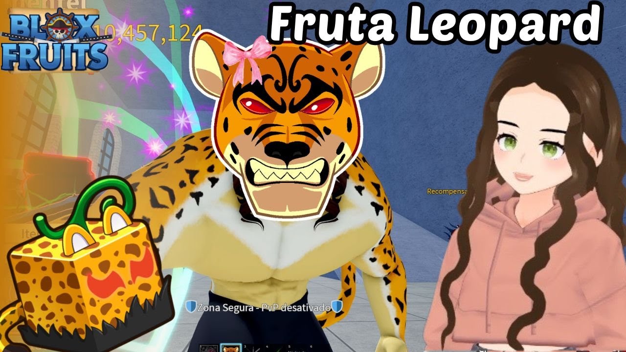 COMI a FRUTA LEOPARD BLOX FRUITS - YouTube