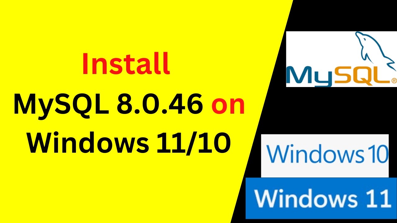 How to Install & Configure MySQL 8.0.46 on Windows 11/10 – FULL Setup ...