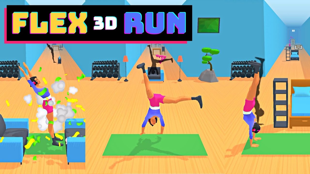 Flex Run 3D 🤩🔮🕺🏼 - 3D Games #RunGame #3DGameplay All Levels Gameplay ...