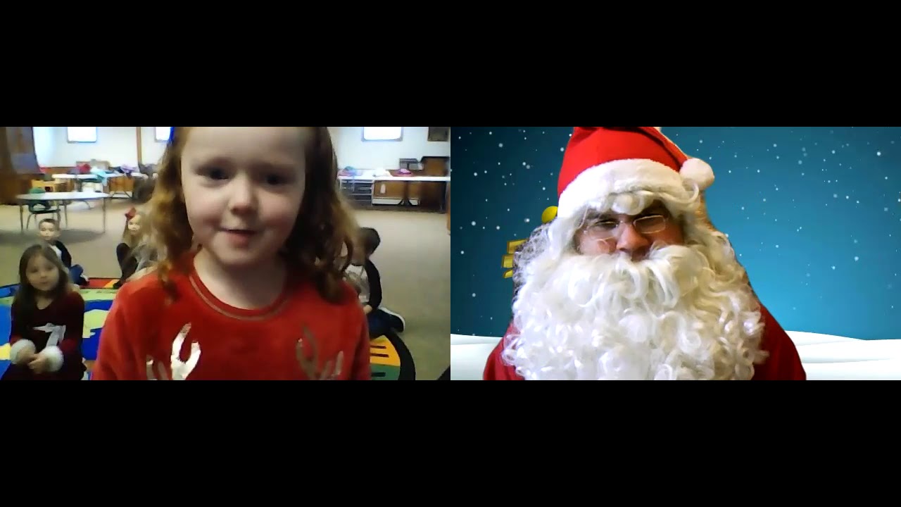 Zoom Meeting with Santa- 4/5 Classes - YouTube