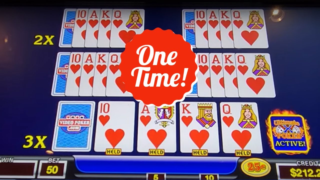 Video Poker Ultimate X ROYAL FLUSH w/Multipliers?!!! - YouTube
