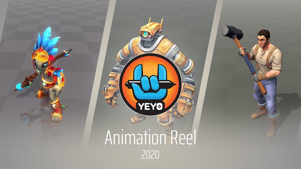 Character Animation Reel 2020 by YEYOstudio.com - YouTube