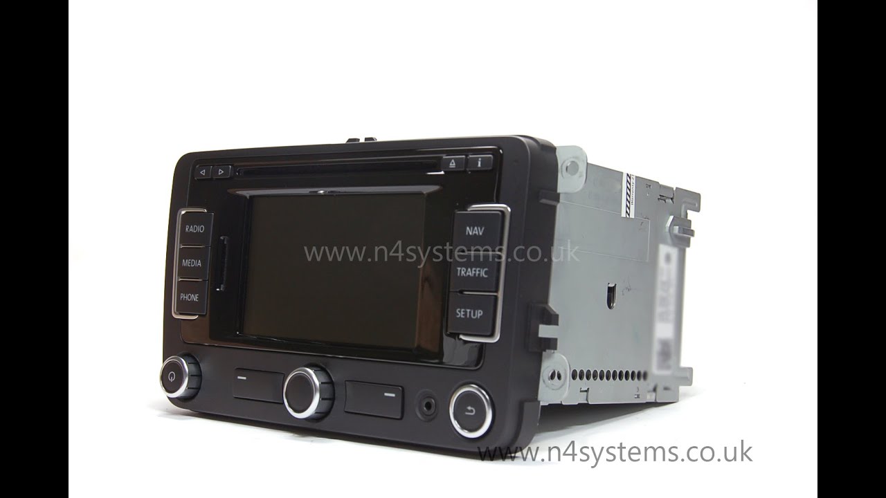 VW RNS 315 DAB navigation system / 360 view / n4systems - YouTube