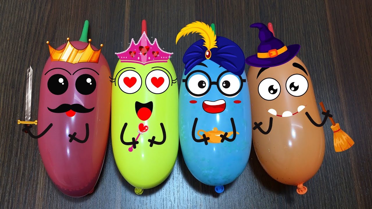 Making Slime With Funny Balloons Cute Doodles | Satisfying Slime Videos ...