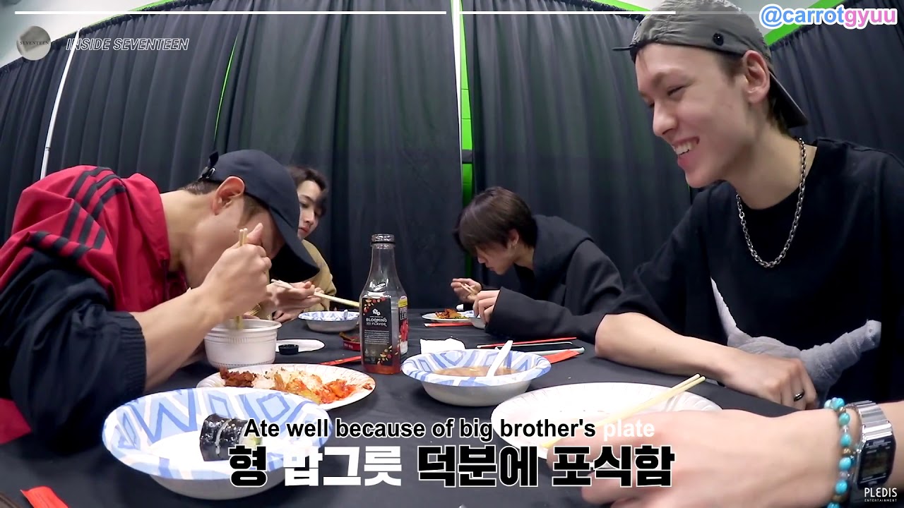 [ENG SUB] INSIDE SEVENTEEN 218 Bro Sharing Delicious Food in Seattle ...