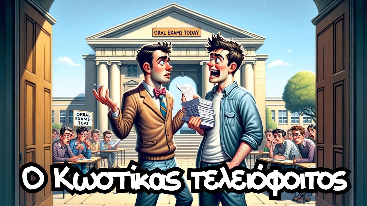 Ανέκδοτα - Ο Κωστίκας τελειόφοιτος - YouTube