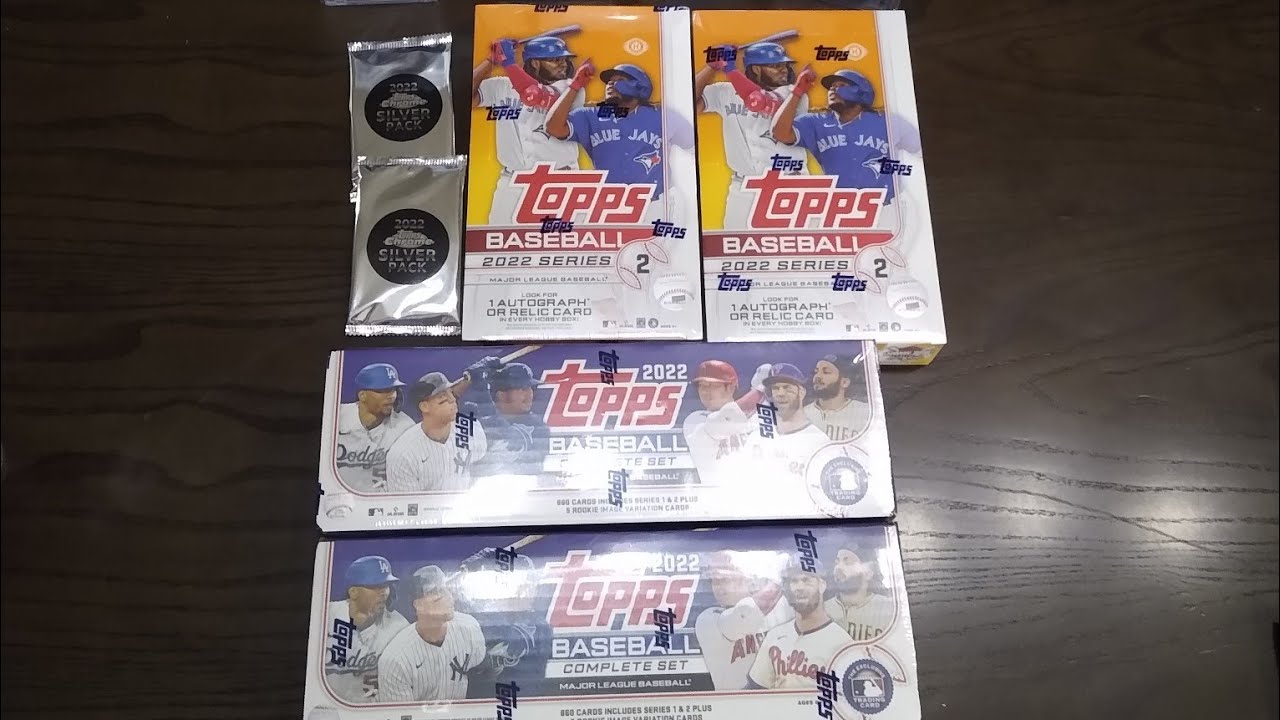 2022 Topps Ser. 2 Hobby + 2022 Topps Chrome Silver Packs + Topps ...