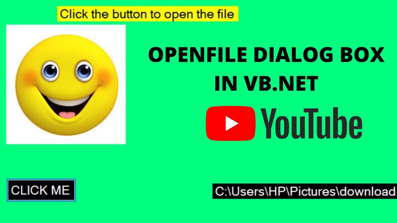 VB.NET---------- OPENFILE DIALOG CONTROL | TECH SOLUTIONS - YouTube