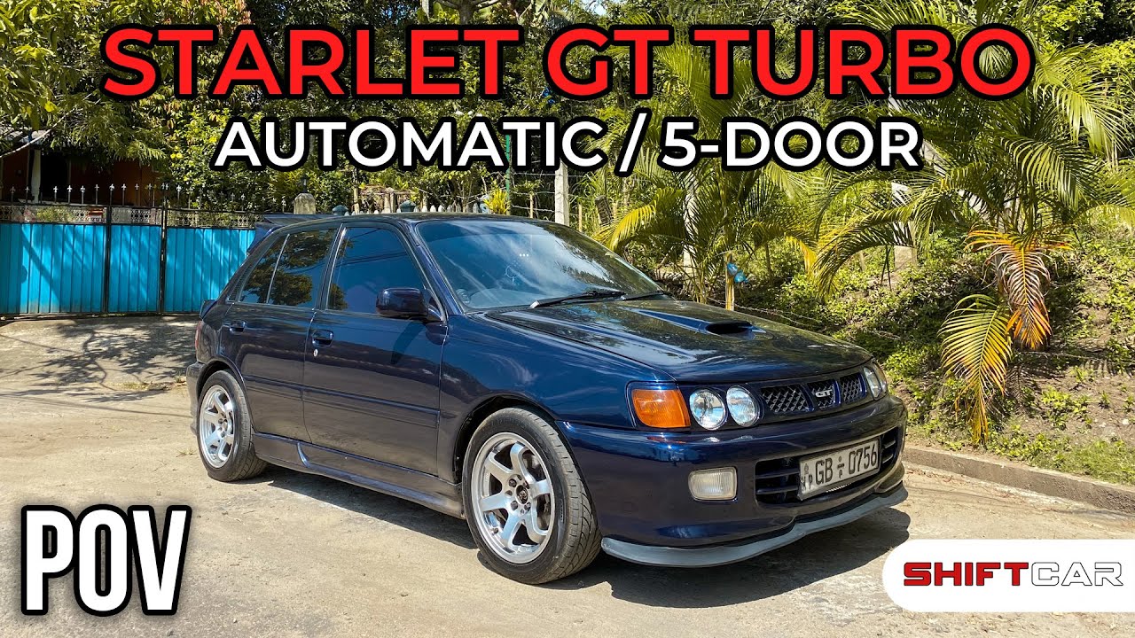 AUTOMATIC STARLET GT TURBO | POV DRIVE | LAUNCH 0 - 100 KM/H | 4K - YouTube