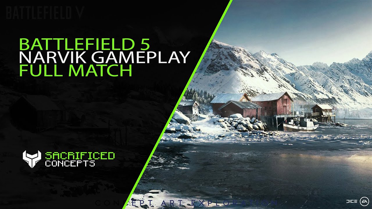 Battlefield 5 Beta NARVIK Map FULL-MATCH Gameplay - YouTube