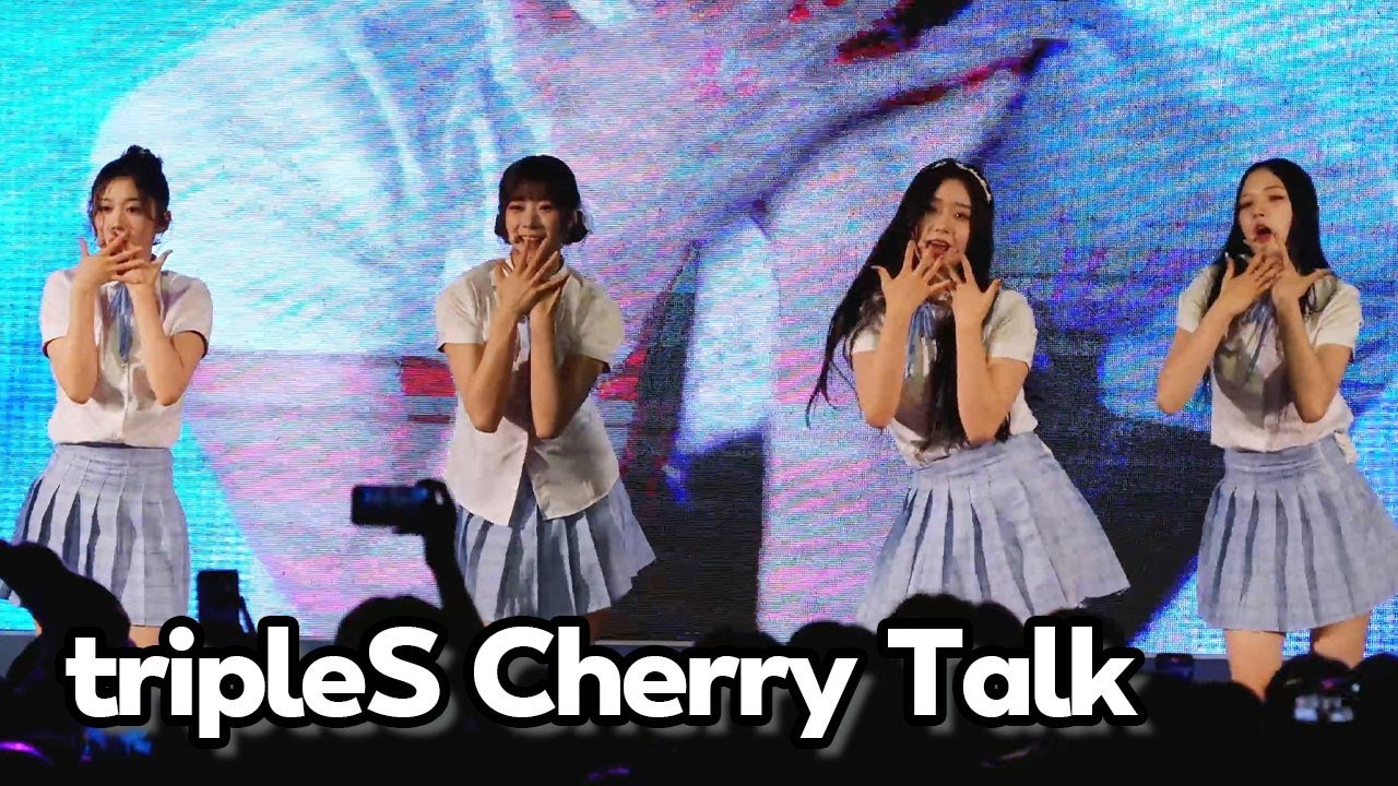 [4k] 1위 찍고 바로 달려온 tripleS(트리플에스) - Cherry Talk (240514 한체대 축제 공연) - YouTube