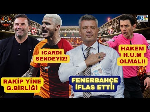 GALATASARAY'DA HEDEF GENÇLERBİRLİĞİ | FENERBAHÇE İFLAS ETTİ | OSIMHEN GELİŞMESİ | HALİL UMUT MELER
