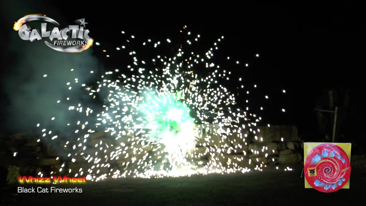 Whizz Wheel By Standard / Black Cat Fireworks -- From Galactic ...