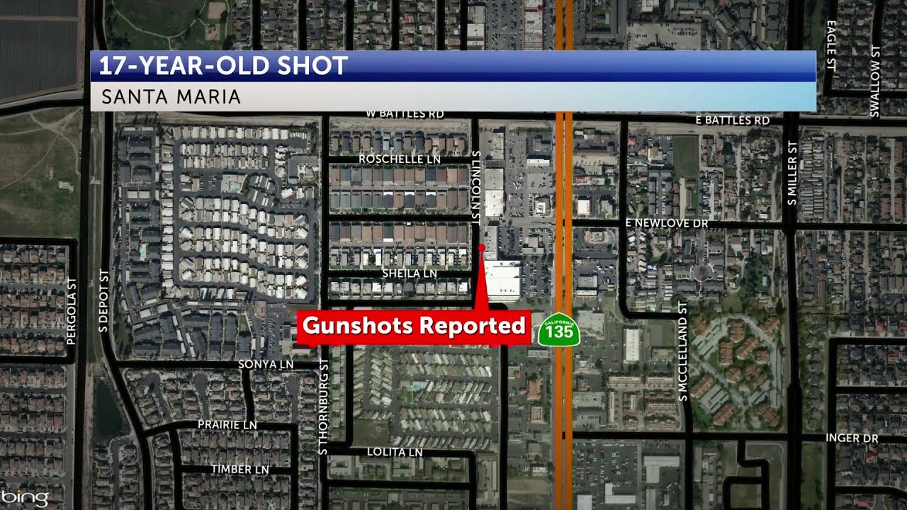 17-year-old wounded in Santa Maria shooting, flown to area hospital ...
