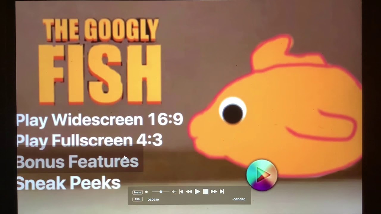 The Googly Fish 2020 DVD Menu WalkThrough - YouTube