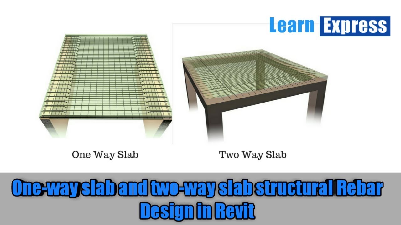 One-way slab and two-way slab structural Rebar design in revit || by ...