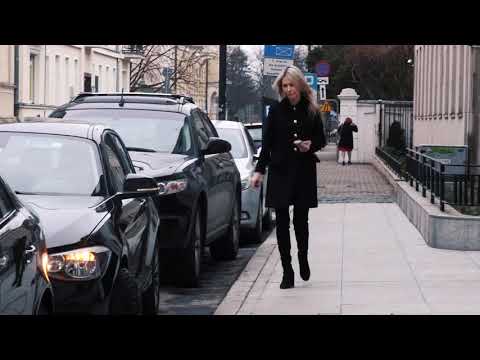 Magdalena Ogórek - in suede over knee boots 1