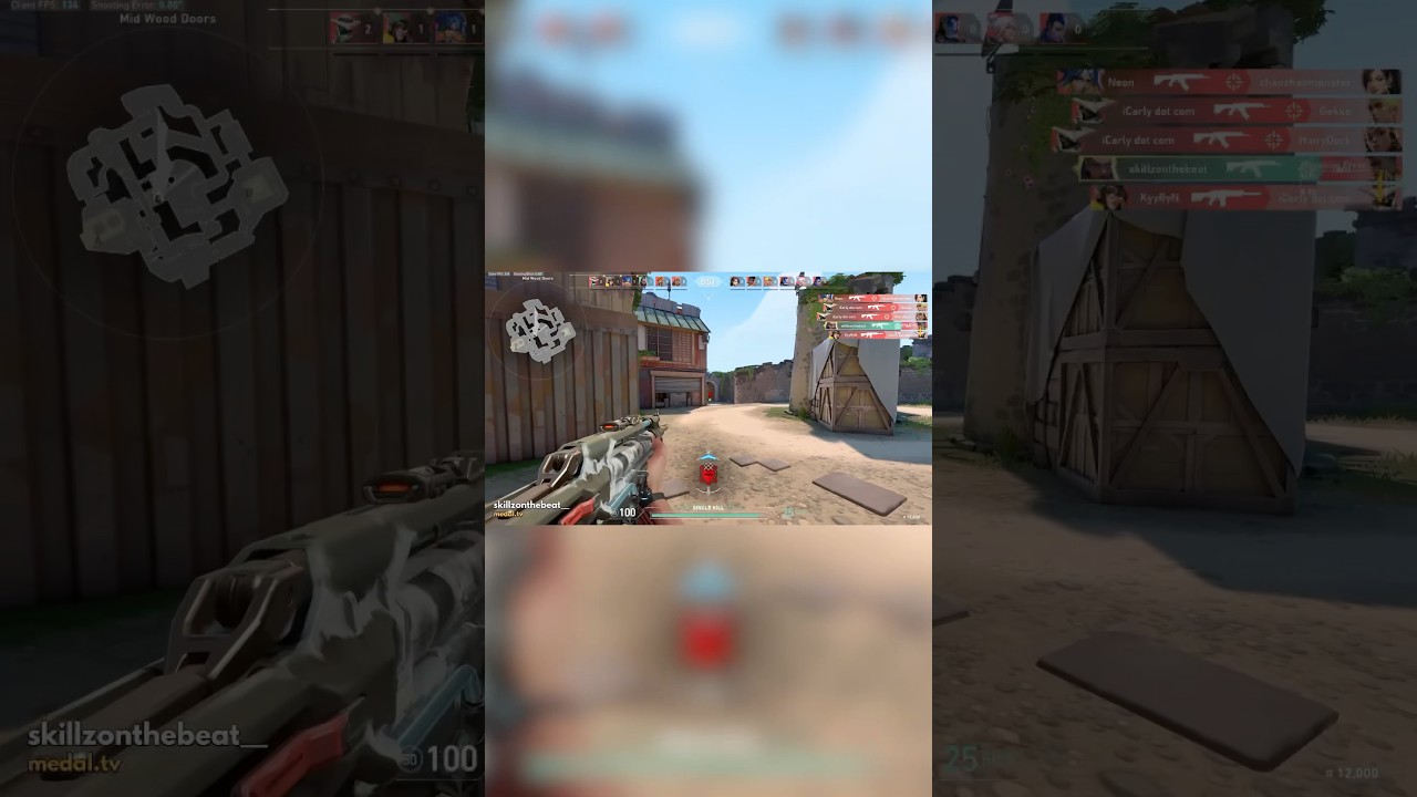 #valorant #breeze #death #match #quick #vandal #boom #headshot #clips ...
