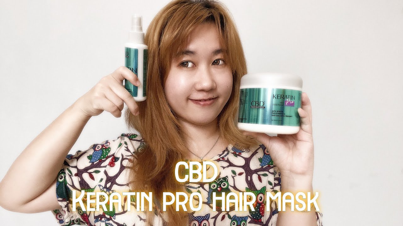 Review CBD KERATIN PRO HAIR MASK | CBD HAIR SPRAY - YouTube