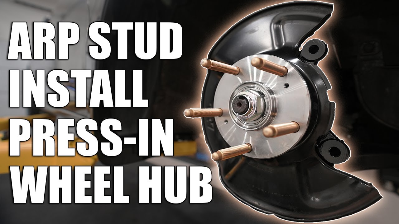 How to Install Extended Studs on a Press-In Hub // Front Bearing ...