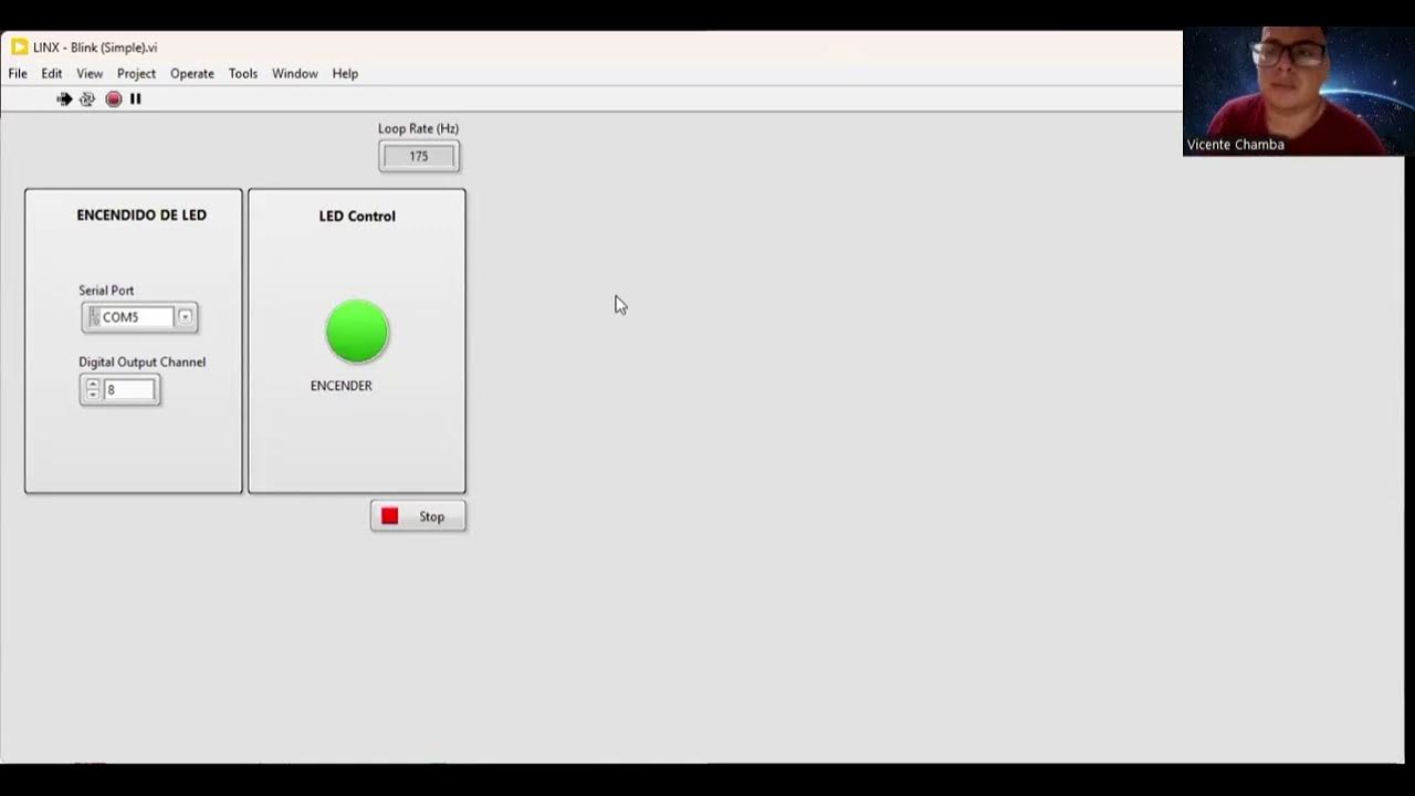 labview y Arduino práctica 5 y 6 encendido de un led y llenado de un ...