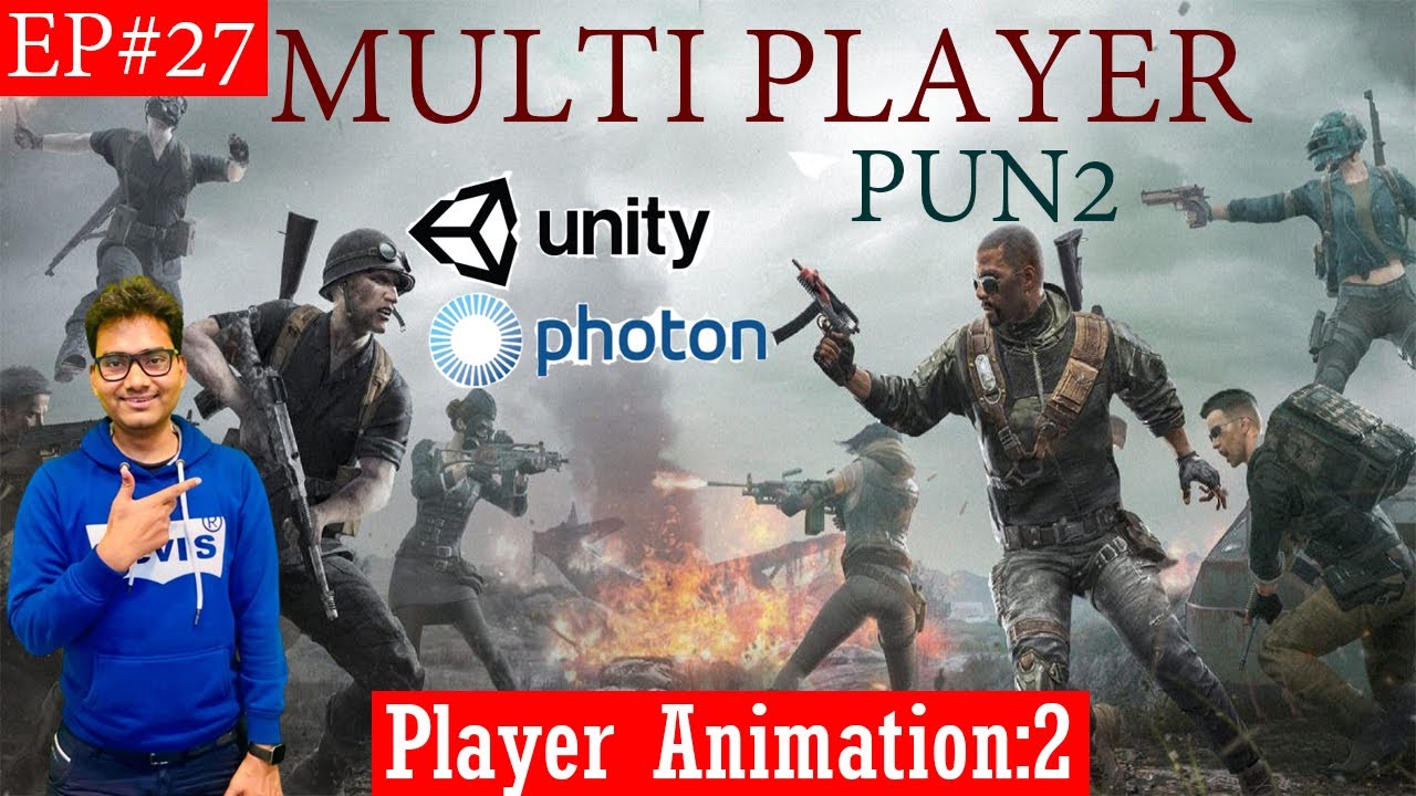 Unity Multiplayer Tutorial Using Photon Unity Networking Pun Ep27 Player Animation P2