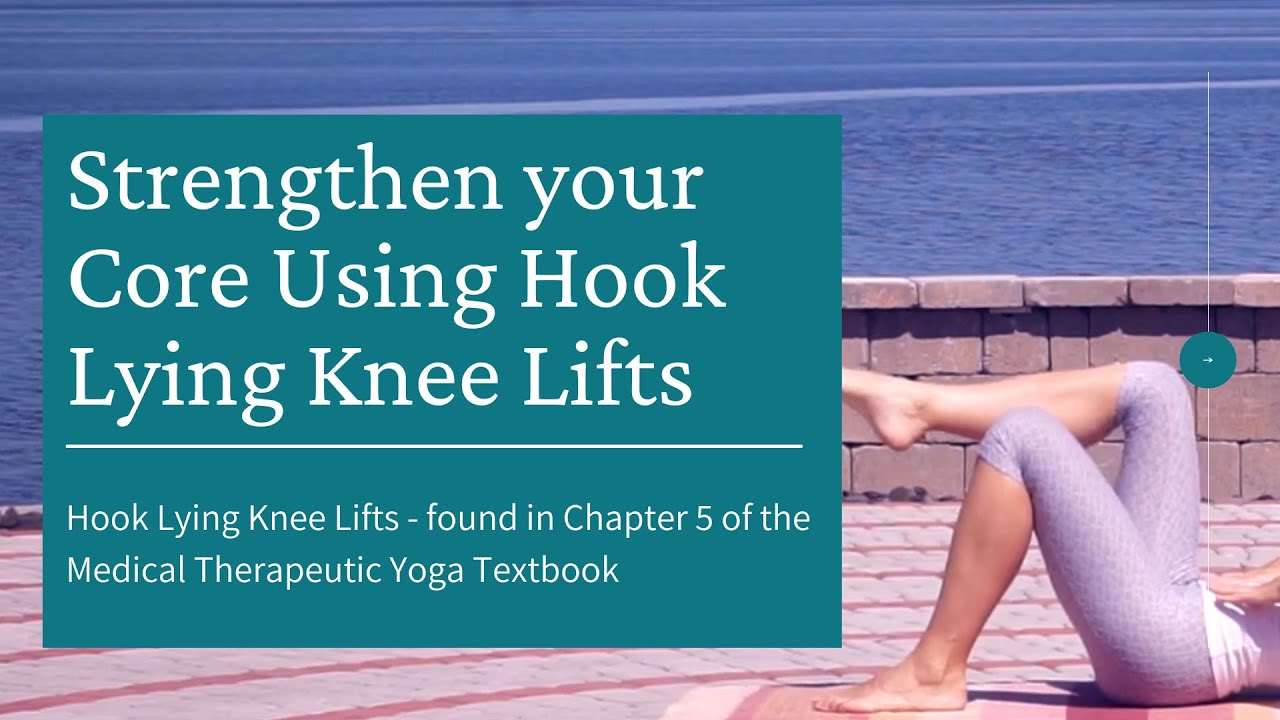 Strengthen your Core using MTYoga Hook Lying Knee Lifts - YouTube